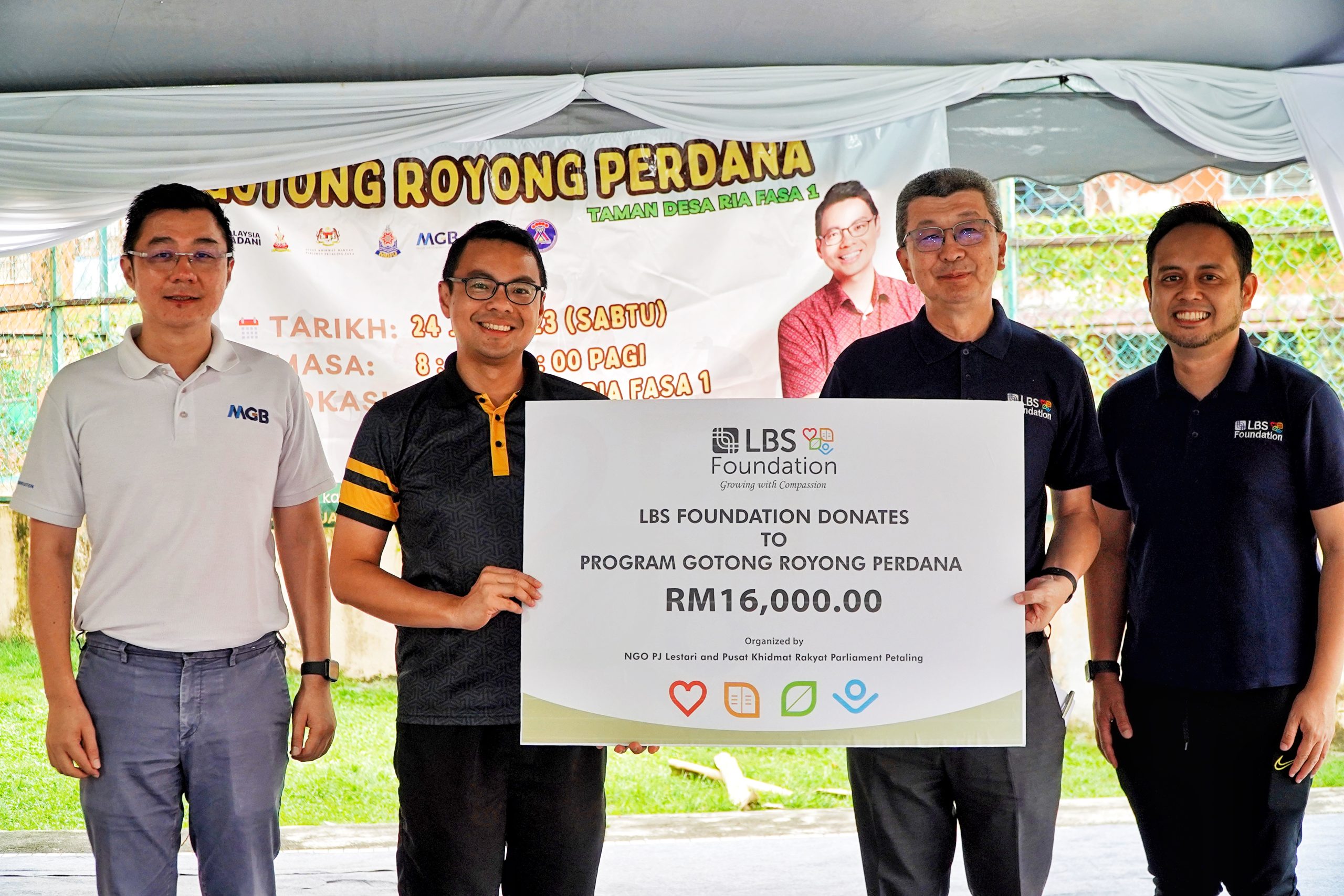 LBS Foundation Holds Gotong-Royong Perdana Event With PJ Lestari - LBS Foundation